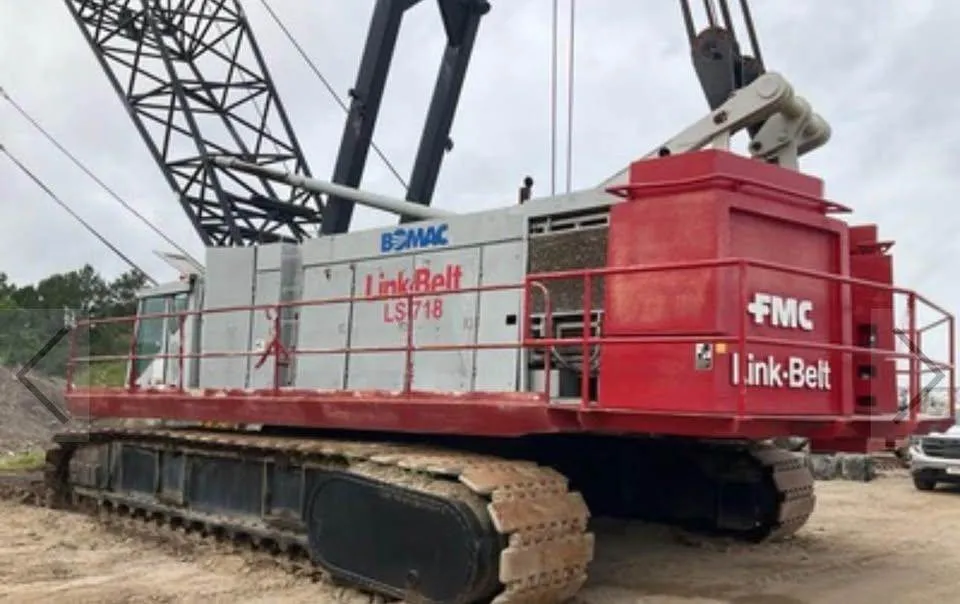 1980 Link-Belt LS-718 250-Ton Crawler Crane - CAA Heavy Equipment